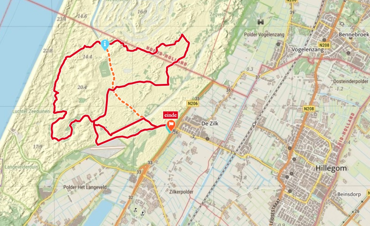 Wandelen in De Zilk: alleen op de wereld